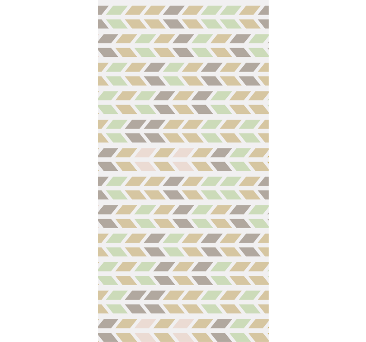 Chevron arrow patterns modern blind
