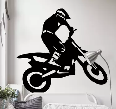 "Motocross Wall Decals: Rev Up Your Decor - TenStickers