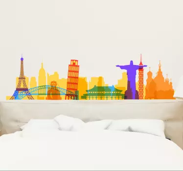 Skyline Wall Stickers To Transform Your Space - TenStickers