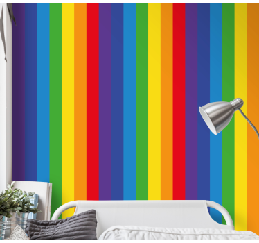 Awesome striped wallpapers - TenStickers